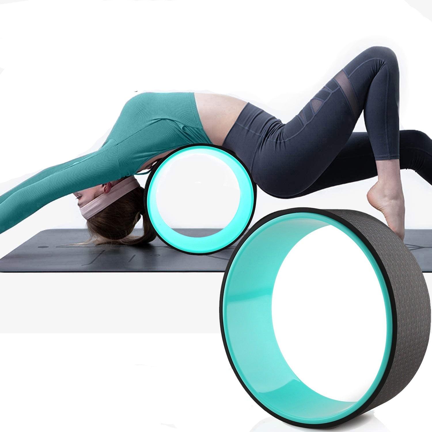Yoga Prop Wheel Spine Roller | Yoga Wheel for Back Pain Relief | Impro ...